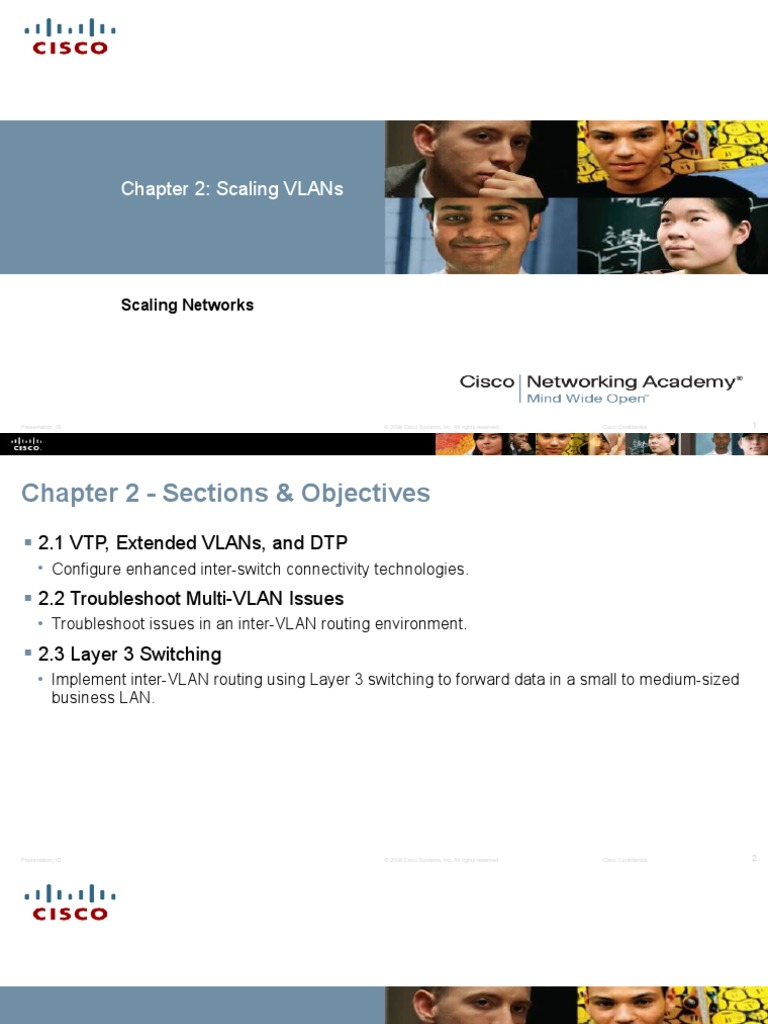 Chapter2 - Scaling VLANS | PDF | Network Switch | Port (Computer Networking)