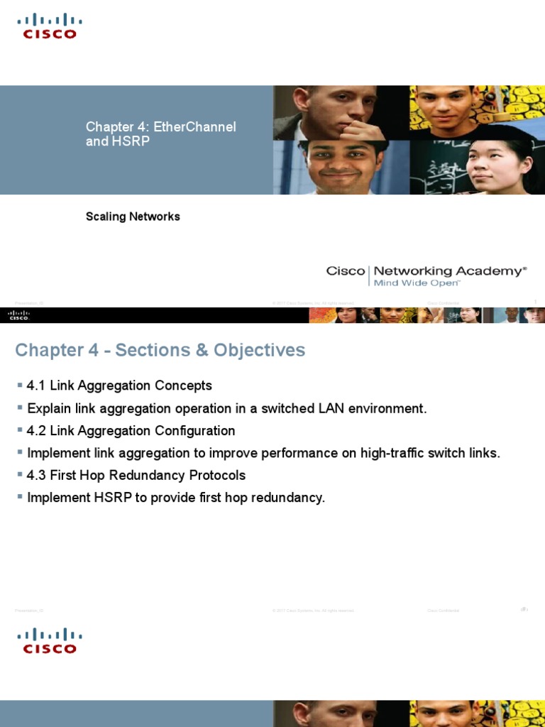 Chapter 4: Etherchannel and HSRP: Scaling Networks | PDF | Router (Computing) | Ethernet