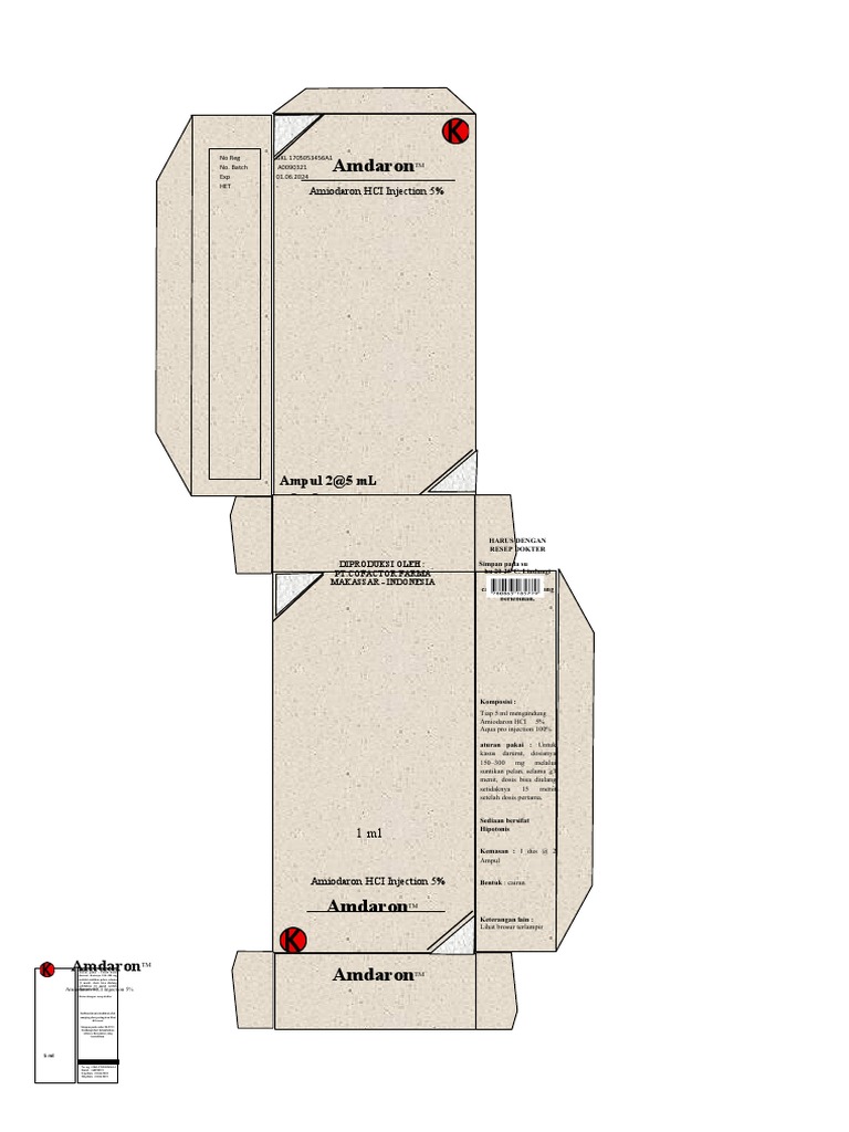 Amiodaron HCI Injection 5%: Emergency Treatment for Life-Threatening ...
