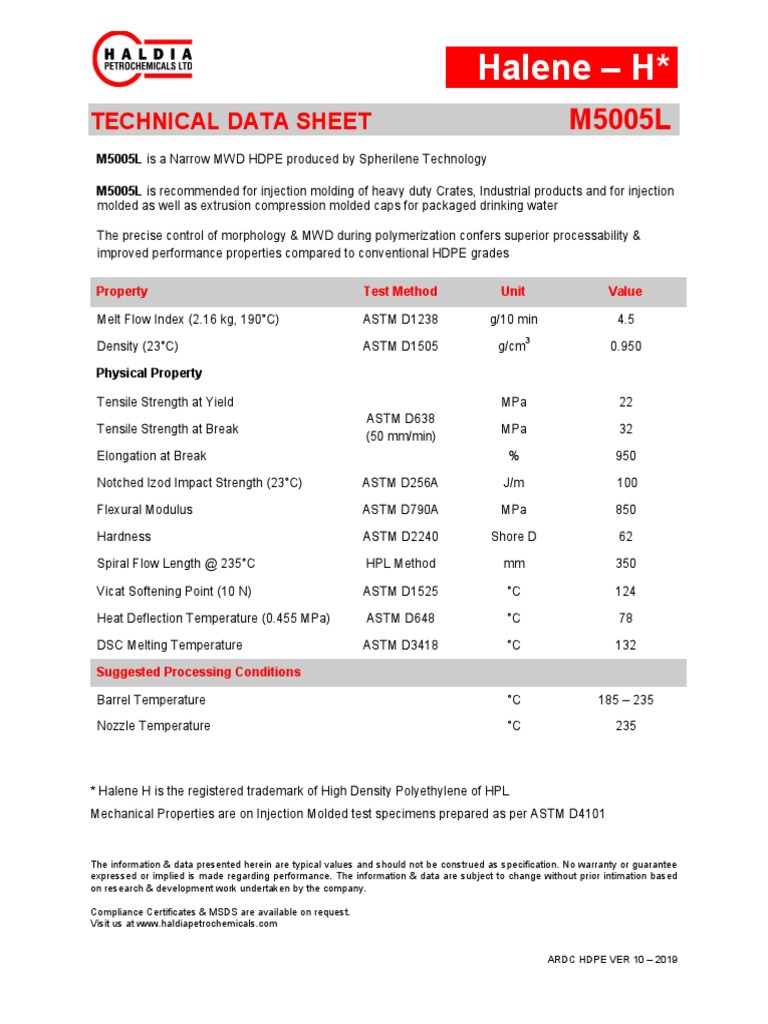 Halene - H : Technical Data Sheet | PDF | Materials | Building Engineering