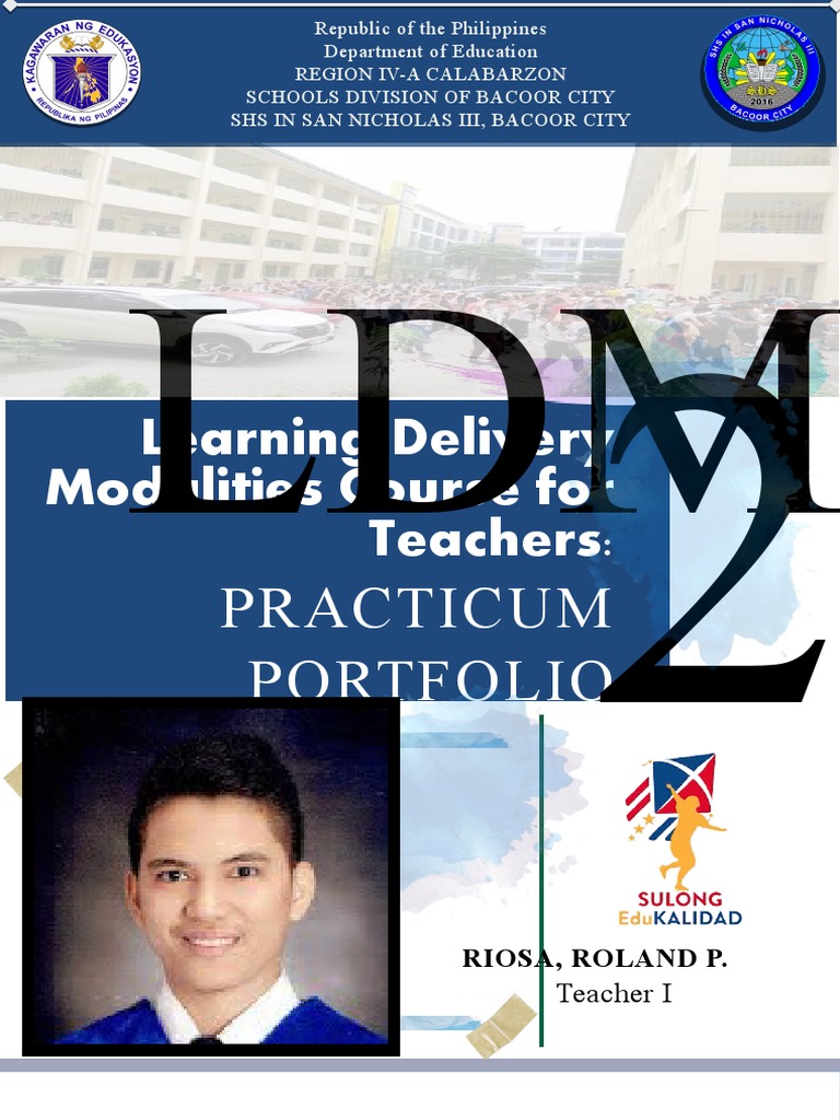 Learning Delivery Modalities Course For Teachers: Practicum Portfolio | PDF | Lesson Plan ...