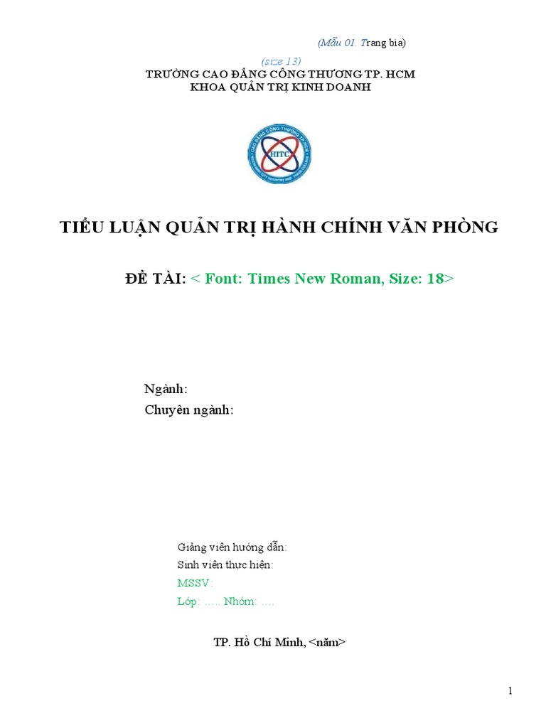 HD Tieu Luan QTHCVP | PDF