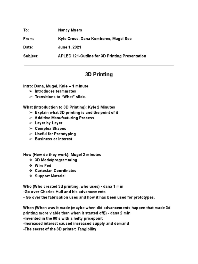 3d Printer Plans | PDF