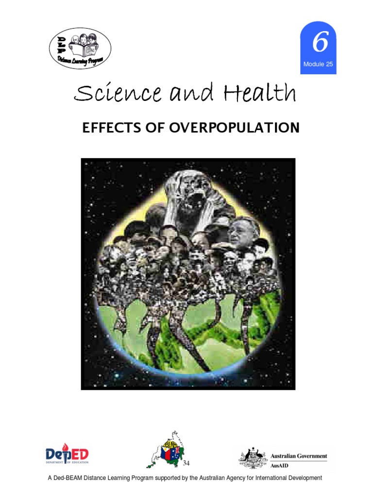 Science 6 DLP 24 Effects of Overpopulation | PDF | Human Overpopulation ...