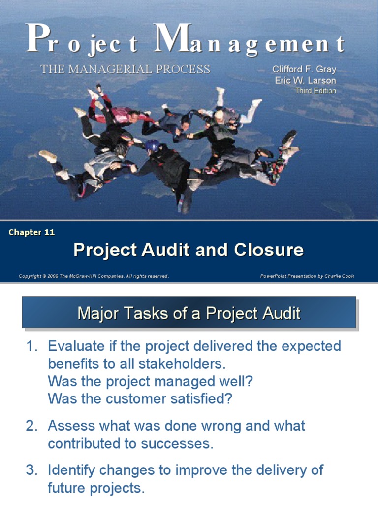 Chap13 Project Audit and Closure | PDF | Performance Appraisal | Audit
