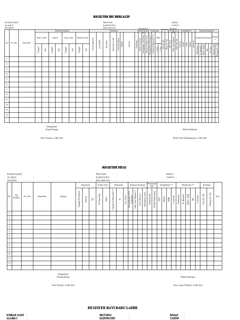 Berkas Pengajuan Perpanjangan STR - Bidan | PDF