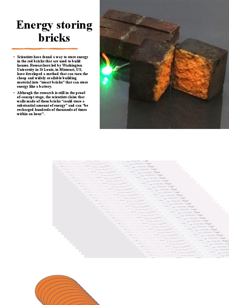 Scientists turn red bricks into energy-storing smart bricks | PDF