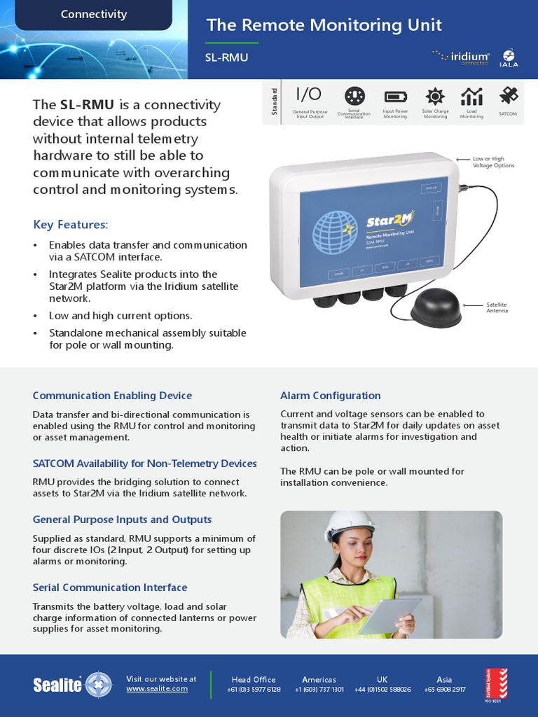 SL-RMU Datasheet V1-0 | PDF | Communications Satellite | Input/Output
