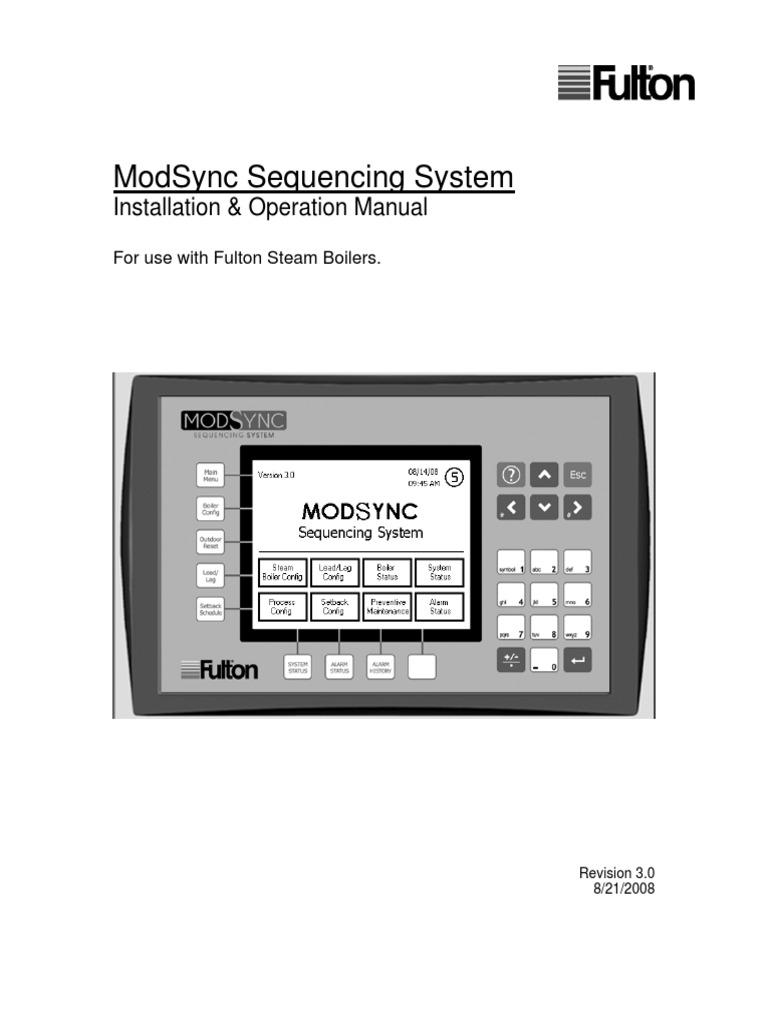 Modsync Sequencing System: Installation & Operation Manual | PDF | Icon (Computing) | Scada
