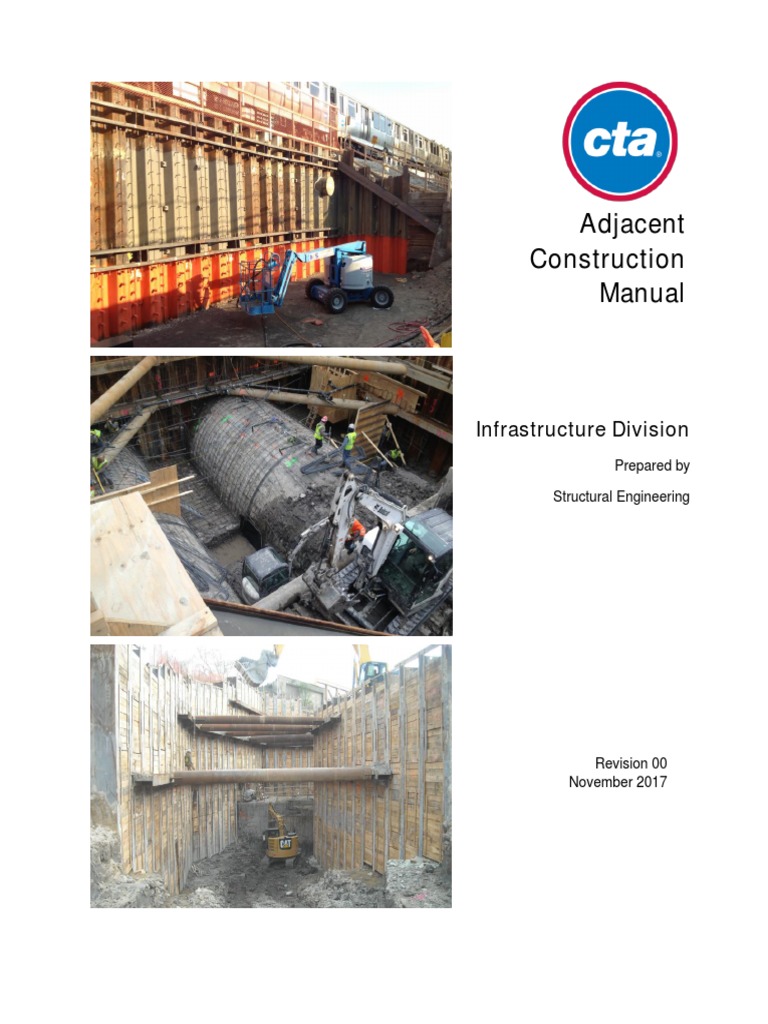 CTA - Adjacent Construction Manual | PDF | Deep Foundation | Building Engineering