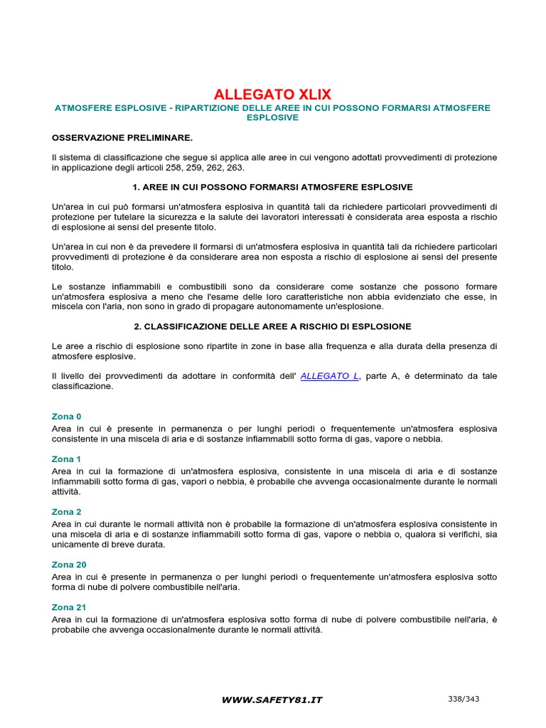D.Lgs. 81-08 Allegato 49 | PDF