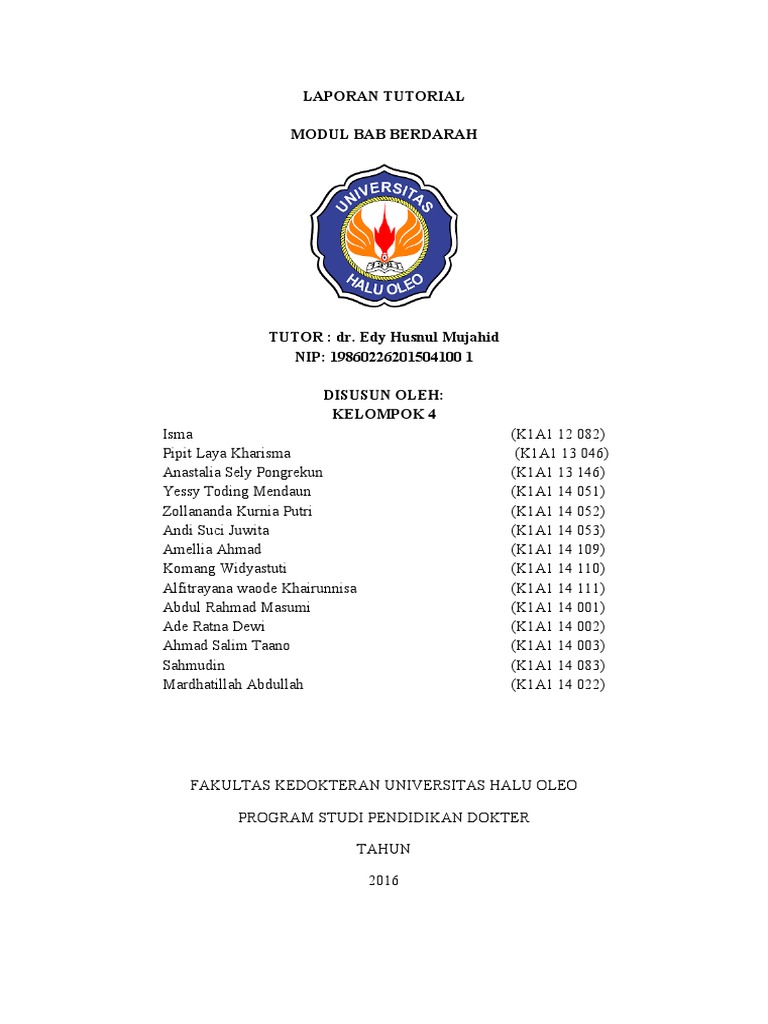 Laporan Tutorial Modul 2 Bab Berdarah | PDF