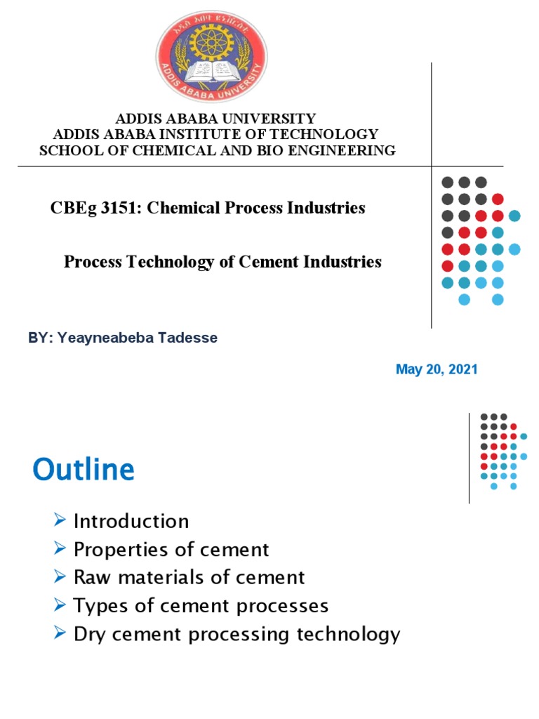 Production Technology of Cement Industries | PDF | Cement | Mill (Grinding)