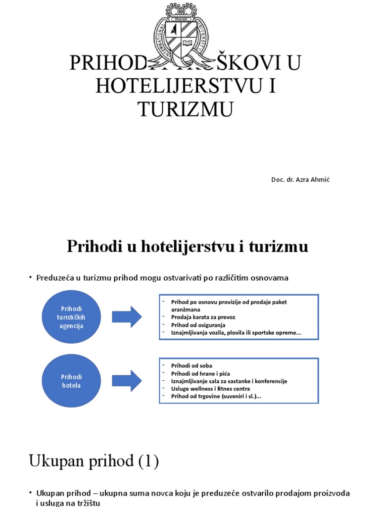 Predavanje 2a Prihodi I Troskovi 118733 | PDF