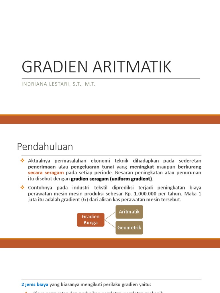3 Gradien Aritmatik Dan Geometrik | PDF