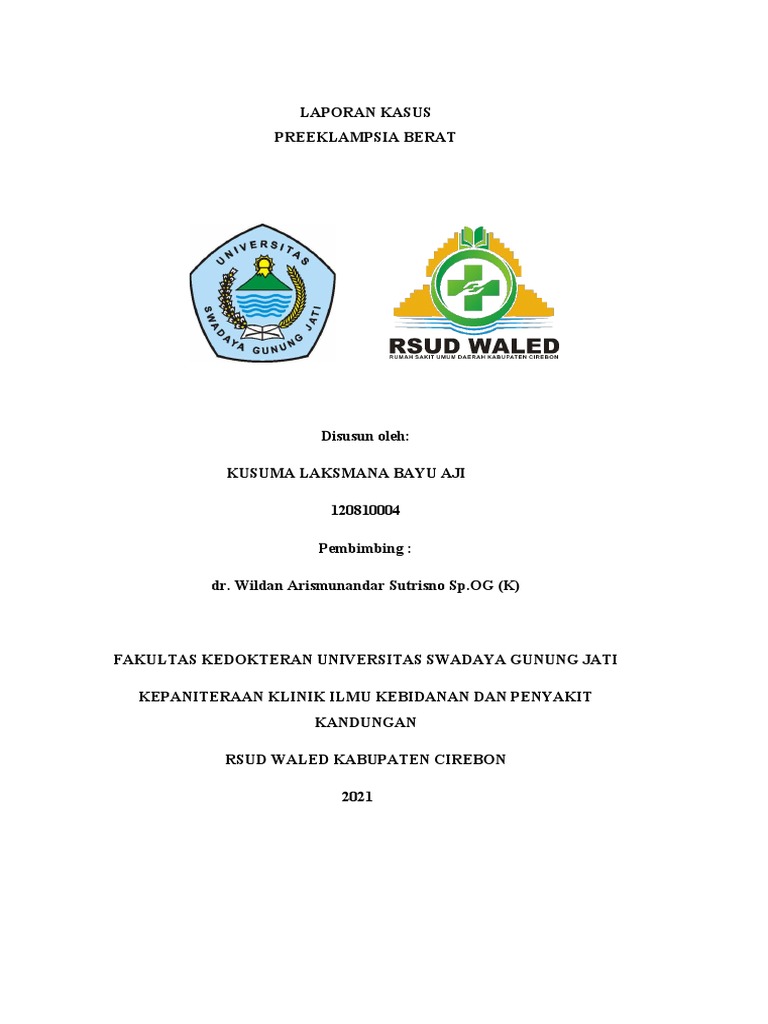 Laporan Kasus PEB K.L Bayu Aji | PDF