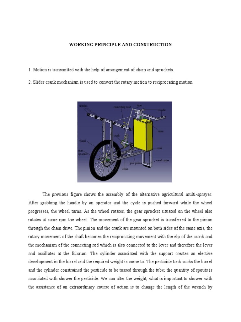 Working Principle and Construction | PDF | Axle | Wheel