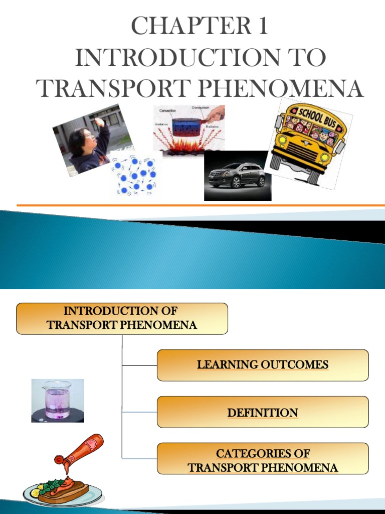 Chapter 1 Introduction To Transport Phenomena | PDF | Transport ...