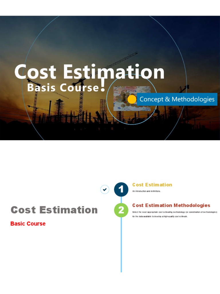 Cost Estimation Methodologies Guide | PDF | Analysis | Scientific Method