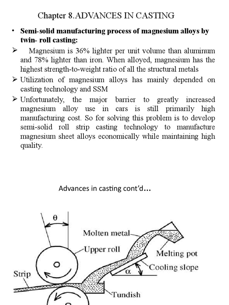 8 Advances in Casting | PDF | Casting | Casting (Metalworking)