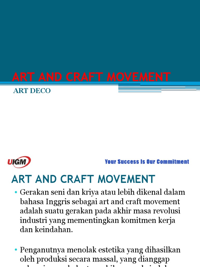 Materi 3 Art & Craft Movement - Art Deco | PDF