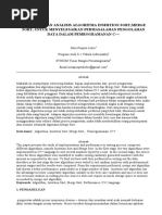 Makalah Sorting Struktur Data | PDF