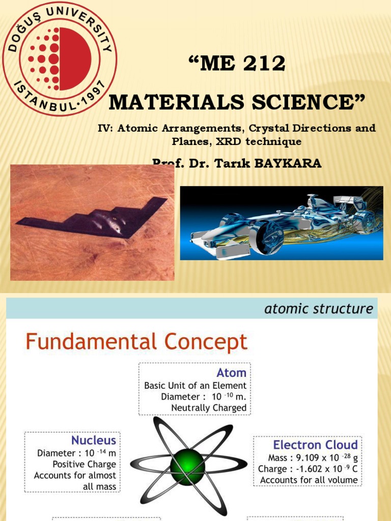 ME212Materials 3a | PDF | Polymers | Crystal Structure