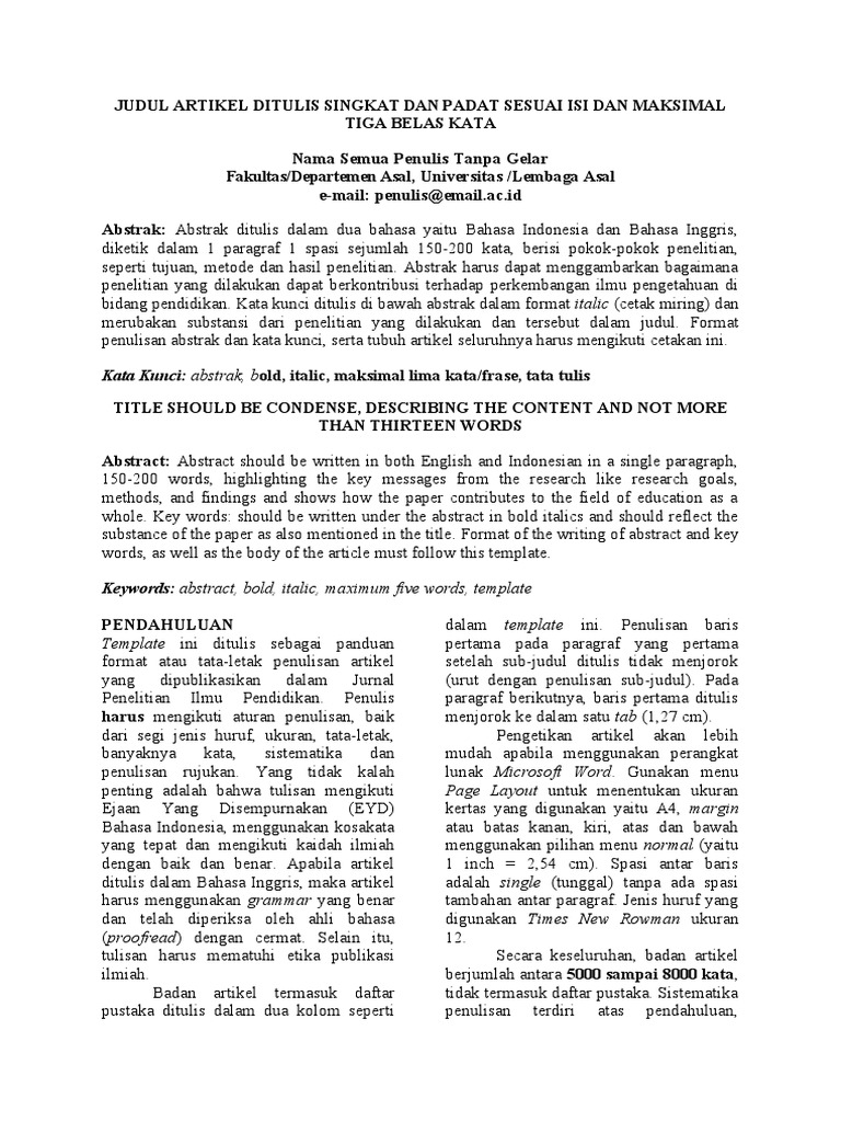 Template Prosiding | PDF