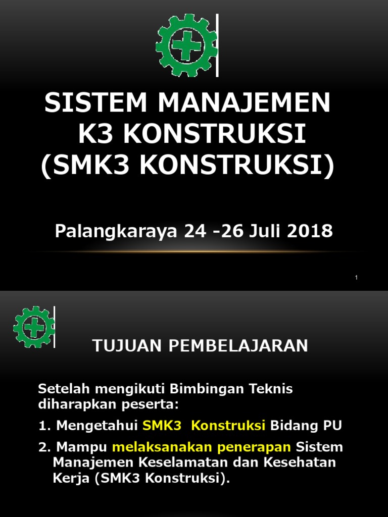 Sistem Manajemen K3K | PDF