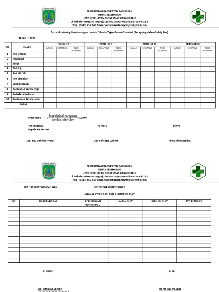 Form Monitoring PPI BARU | PDF