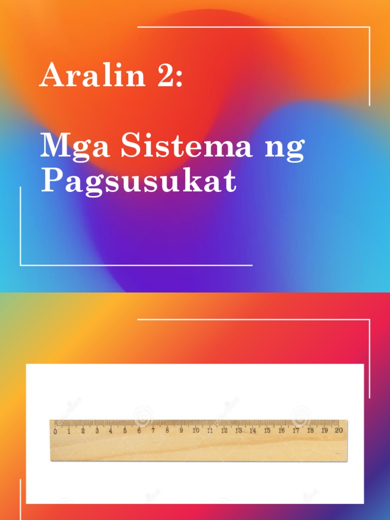 A2 - Sistemang Panukat | PDF