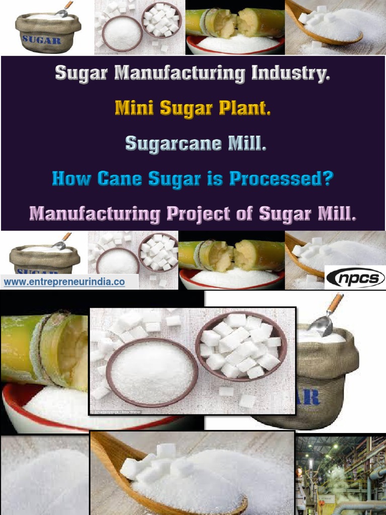 Sugar Manufacturing Industry. Mini Sugar Plant. Sugarcane Mill. - 11896 ...