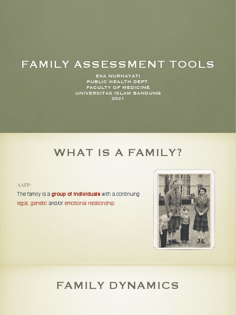 Family Assessment Tools | PDF | Family | Mental Health