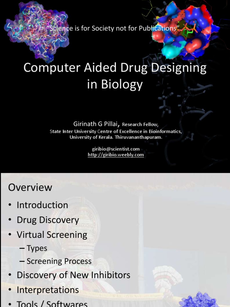 Computer Aided Drug Designing in Biology - VIT | PDF | Docking ...