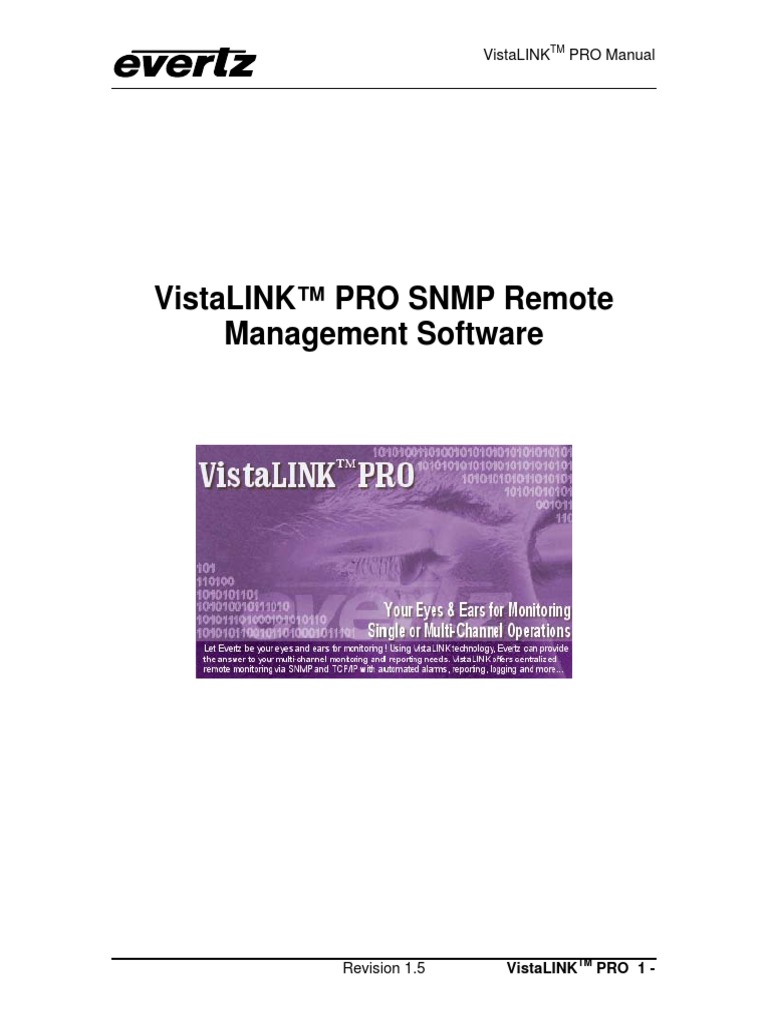 VistaLINK Manual 1v5 | PDF | Computer Network | Hypertext Transfer Protocol