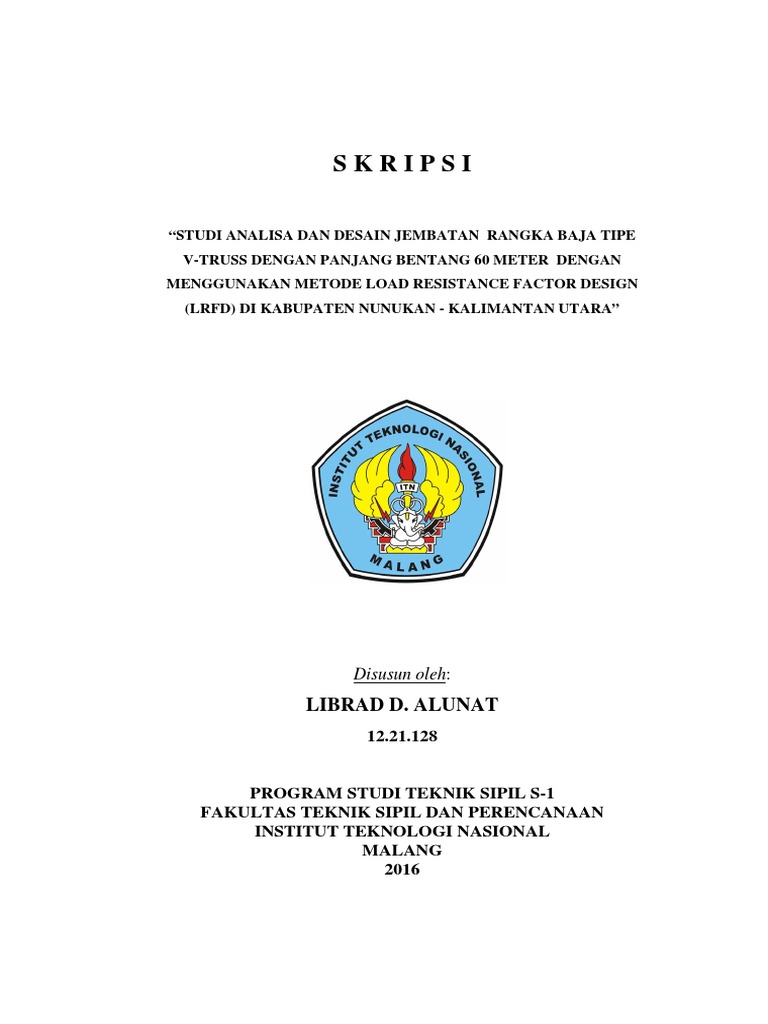 Jembatan V Truss | PDF
