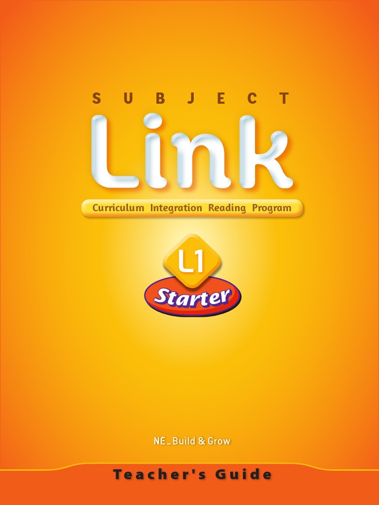 Subject Link Starter 1 TG | PDF | Reading Comprehension | Question