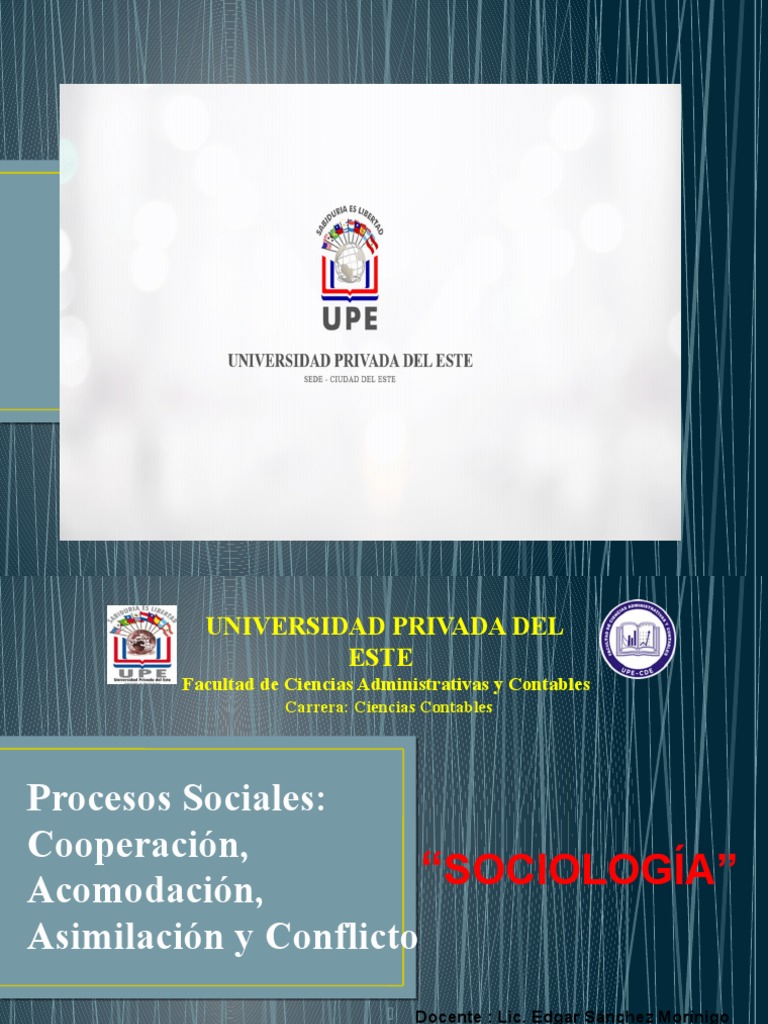Procesos Sociales - Presentación | PDF | Comportamiento | Sociología