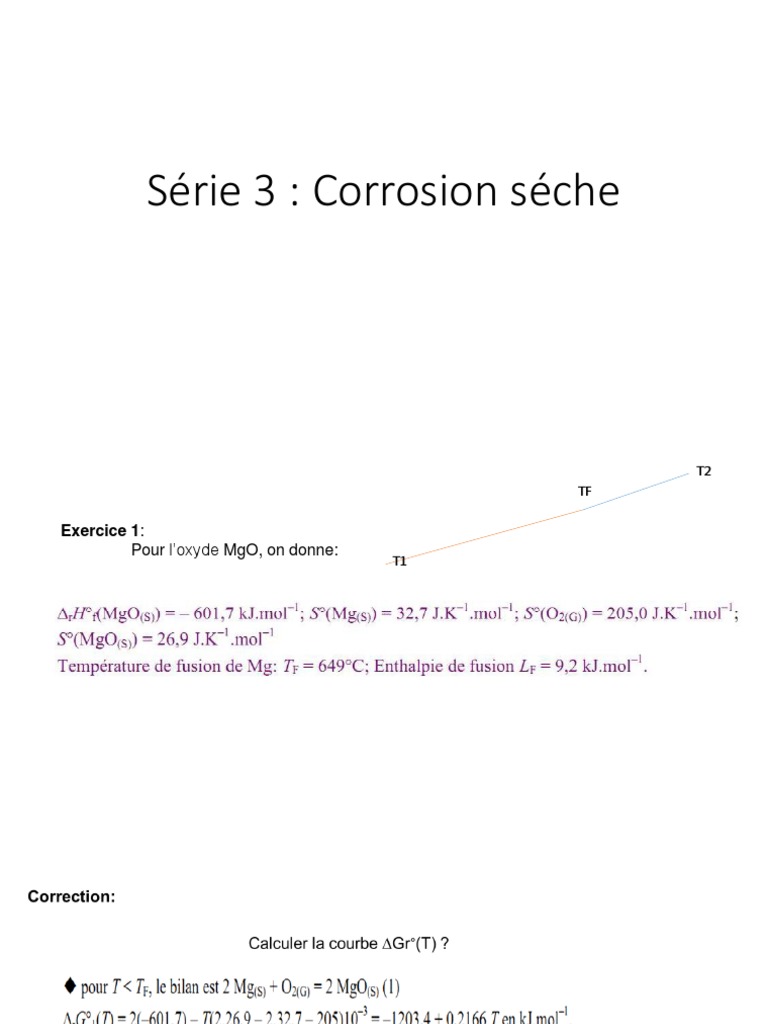 Serie Corrosion Séche | PDF