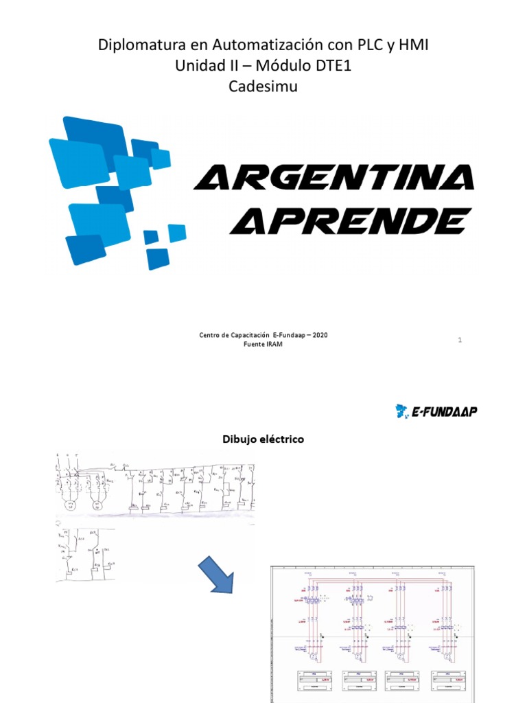 02 - Unidad I - Módulo DTE1 - Cadesimu | PDF | Dibujo | Ingenieria Eléctrica