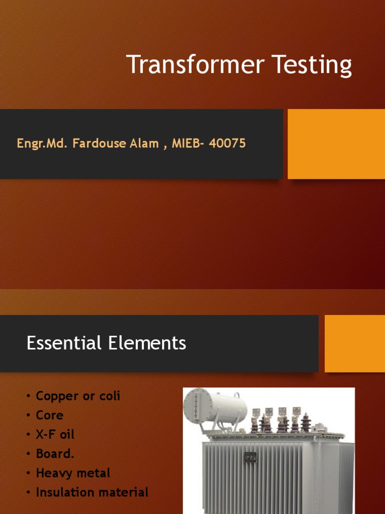Transformer Workshop | PDF | Transformer | Electrical Resistance And ...