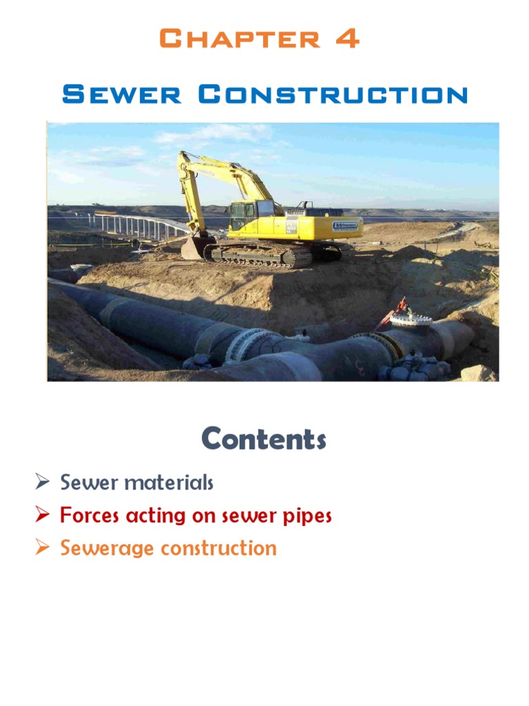 Sewer Construction Methods and Materials | PDF | Sanitary Sewer | Corrosion