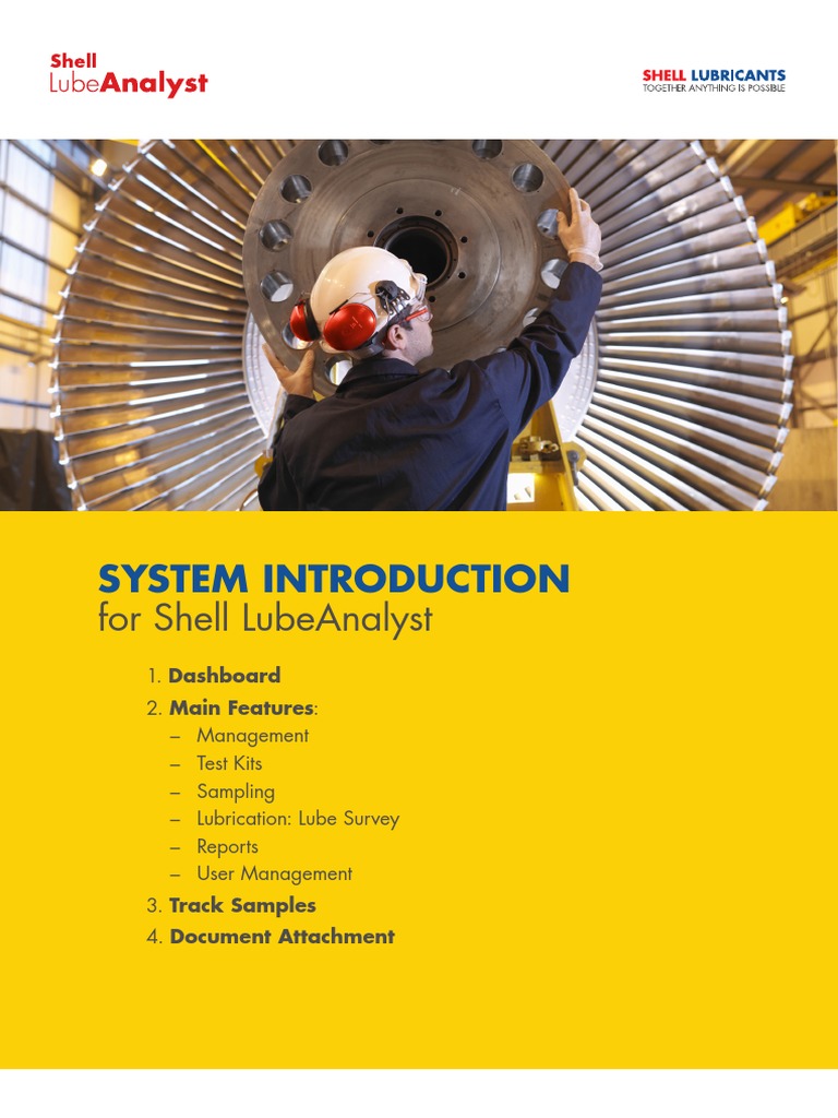 Shell LubeAnalyst System Overview | PDF | World Wide Web | Internet & Web