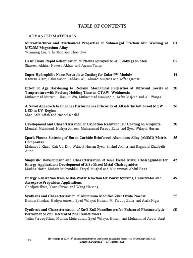 Proceedings of 2019 16 International Bhurban Conference On Applied ...