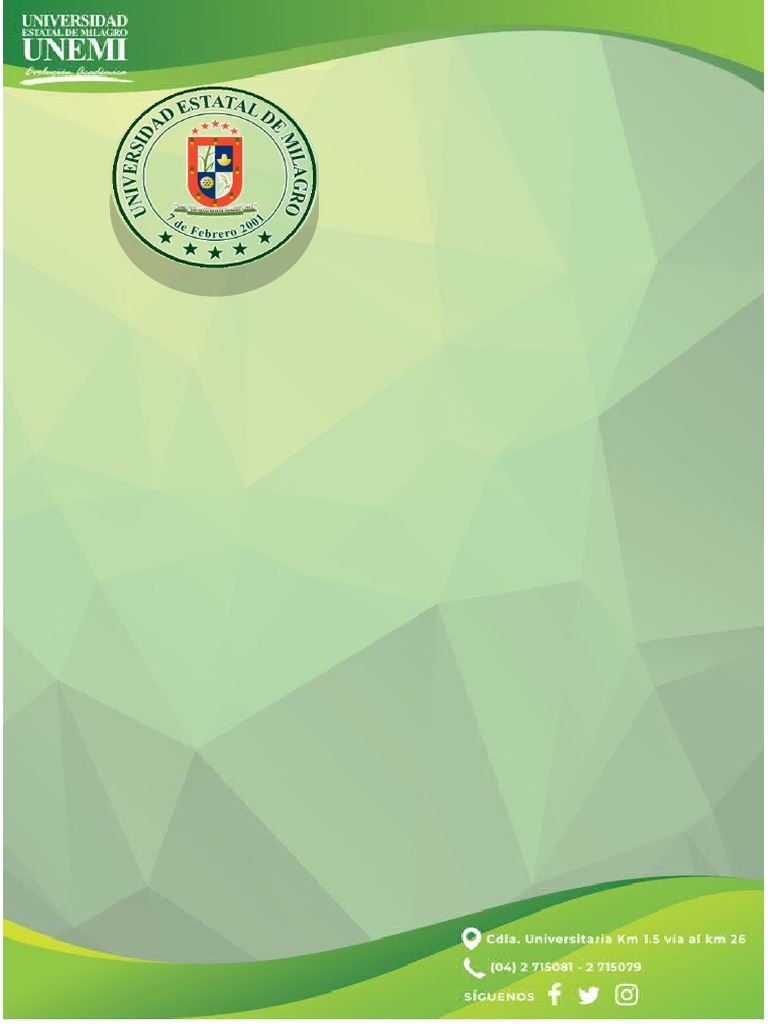 PLANTILLA UNEMI de Tareas | PDF