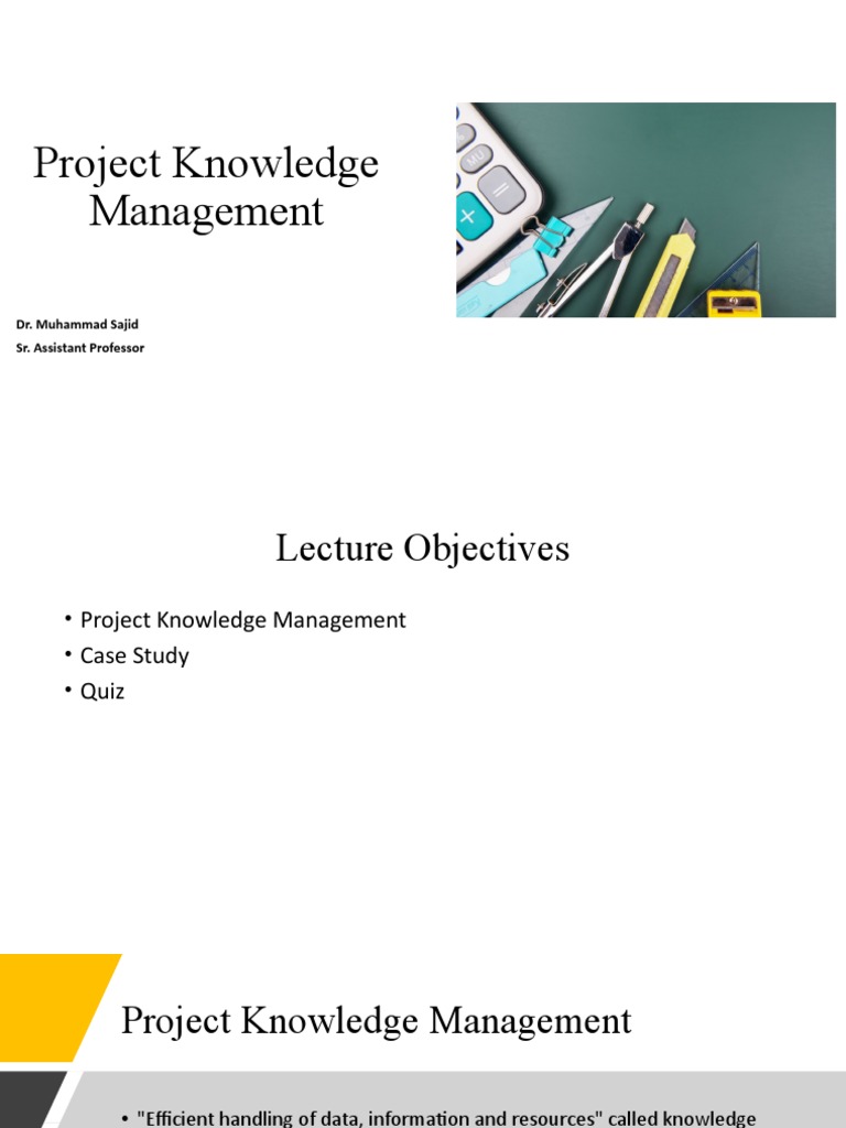 Project Knowledge Management Framework | PDF | Knowledge Management ...