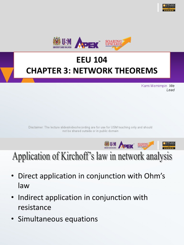 3 Network Theorem1 2020 | PDF | Computer Engineering | Physics