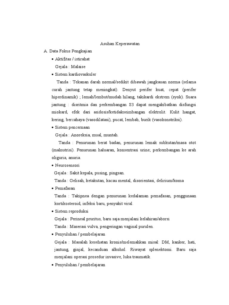 Asuhan Keperawatan Abses Gluteal | PDF