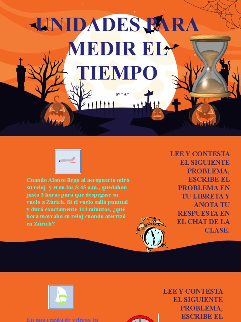 Unidades de Medida del Tiempo para Niños | PDF | Hora | Unidades de medida