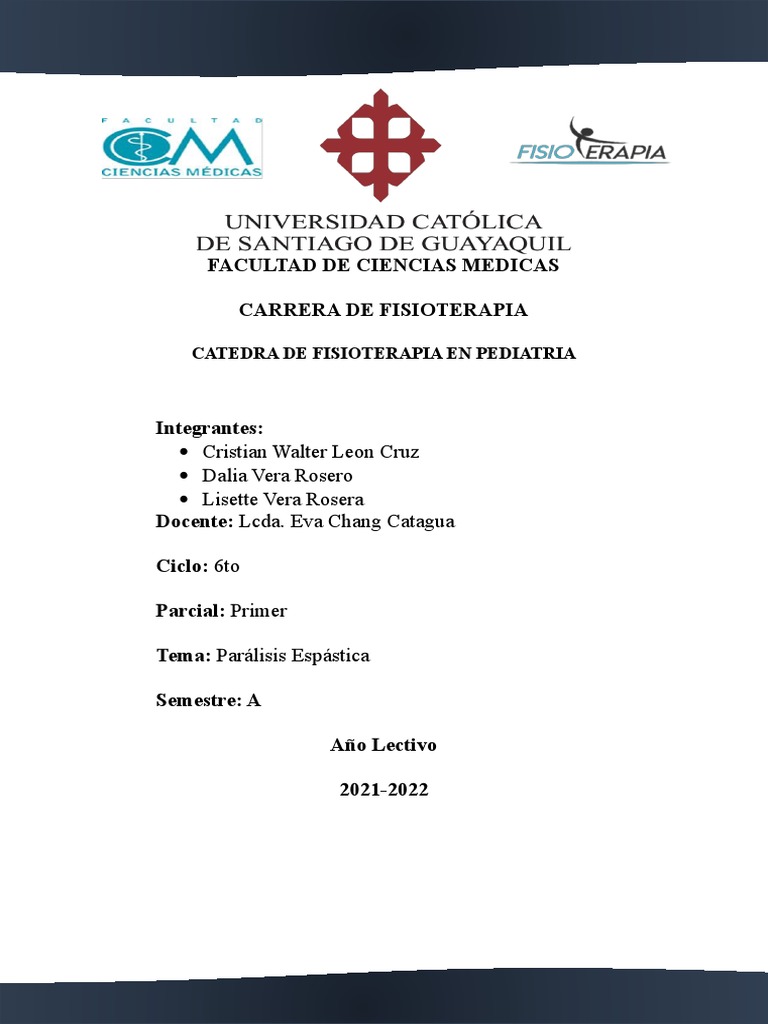 PC Espastica | PDF | Parálisis cerebral | Benzodiazepinas